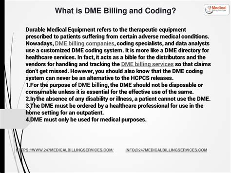 Ppt All About Dme Billing Services Powerpoint Presentation Free Download Id 12136793