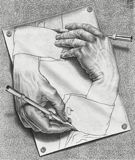 Drawing Hands Mc Escher