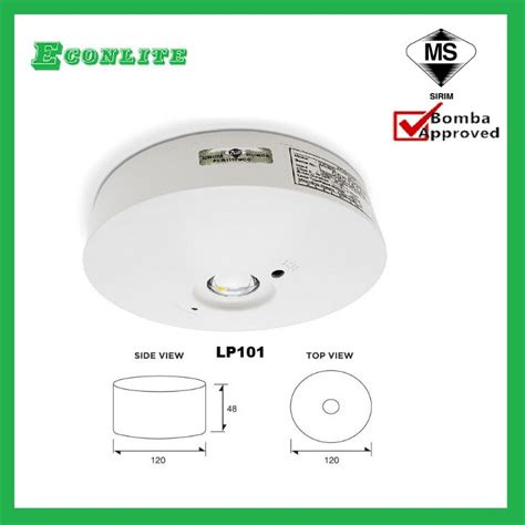 Econlite Lp 101 Emergency Light Lp101 Shopee Malaysia