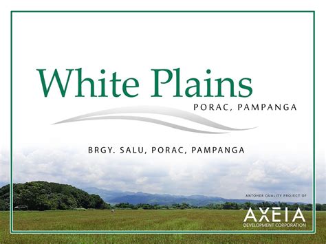 White Plains In Porac Pampanga Porac