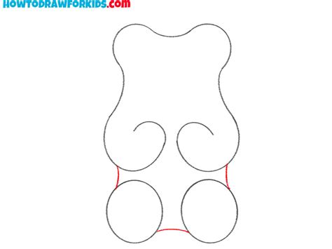Gummy Bear Drawing Step By Step At Michelle Ma Blog
