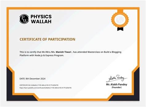 manish tiwari on linkedin nodejs expressjs webdevelopment physicswallah