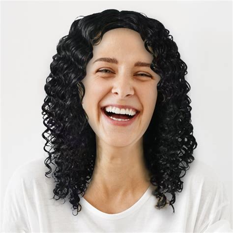 Yhaiogs Lace Front Wigs Hair Straight Small Curly Wigs Are Popular