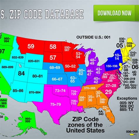 Us Zip Code Maps Etsy