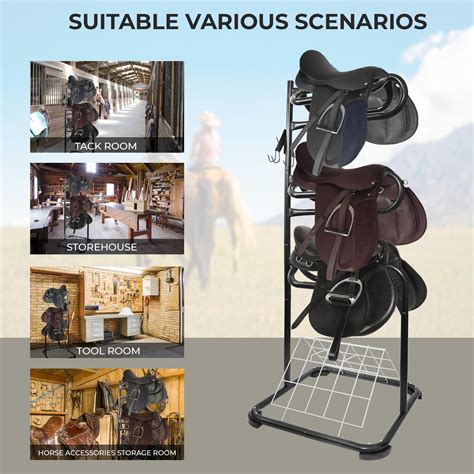 Folding Saddle Rack With Wheels Country Estates Folding Portable Saddle