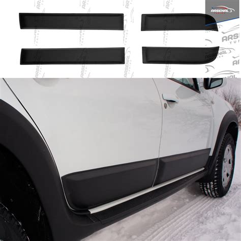 Молдинги дверей (широкие) для автомобиля Renault Duster (Рено Дастер ...