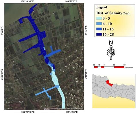 Spatial Distribution Of Salinity Level In Pangarengan Mangrove Forest