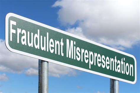 Fraudulent Misrepresentation Free Of Charge Creative Commons Green
