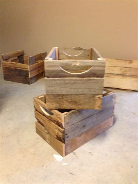 615 Best Pallet Boxes Crates And Chests Images On Pinterest Pallet