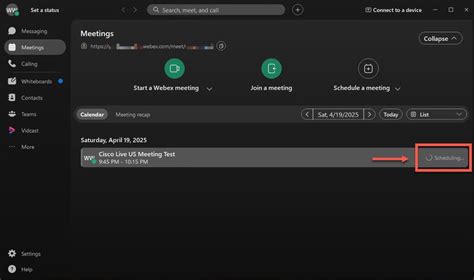 排除webex Desktop错误meeting Not Scheduled — 创建失败 Cisco