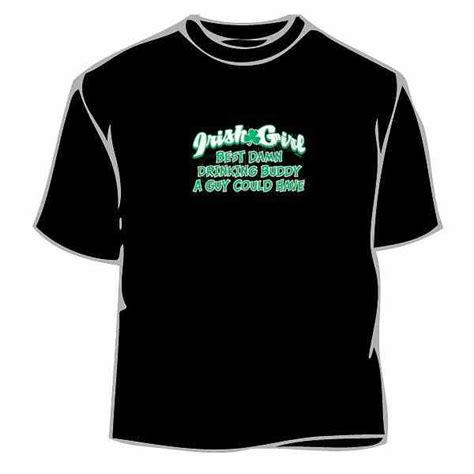 St Patricks Day Irish Girl Best Drinking Buddy T Shirt