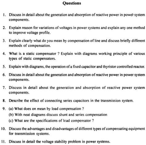 Different Types Of Compensating Equipment For Transmission System At Ronald Pepper Blog