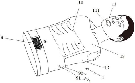 一种带有腹部显示屏的心肺复苏模型 爱企查