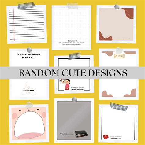 Printable Memo Pad Template Bundle 20 Cute Designs Editable