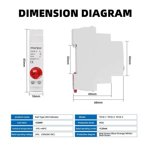 โคมไฟสญญาณ LED AC DC 220V 230V 18 มม สแดง เขยว นาเงน สม ขาว Shopee Thailand