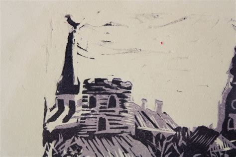 Jekaterina Gryazeva Daugava 2000s Linocut For Sale At Pamono