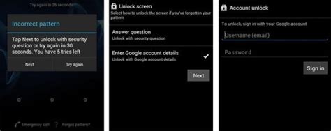 Methods To Unlock Android Phone Pattern Lock If Forgotten