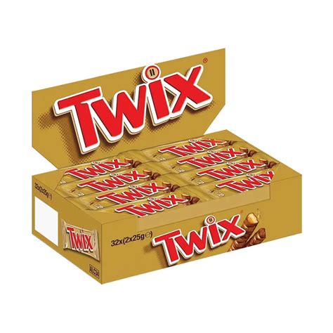 Mars Twix Chocolate Bars 50g Pk 32 • Colemans