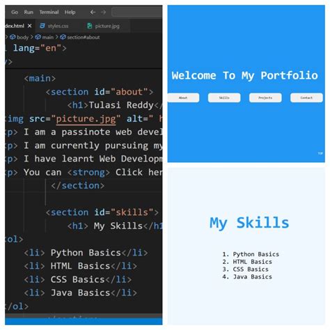 Chukka Tulasi On Linkedin Webdevelopment Portfolio Html Css Javascript Coding