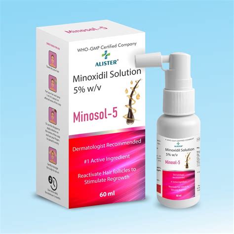 Minoxidil Solution 5 Usp At 82 54 Inr At Best Price In Rajkot Alister Life Sciences Llp