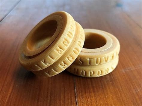 Classic Decoder Ring Caesar Cipher Secret Code Toy Novelty Etsy