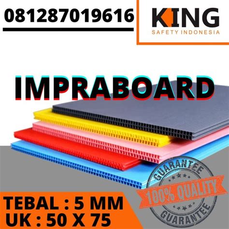 Jual Impr Impraboard Infraboard Corrugated Board 5mm 50 X 75cm Shopee Indonesia