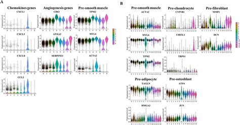 Violin Plots Showing Differential Gene Expression And Biological