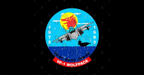 F 14 Tomcat Vf 1 Wolfpack 1972 1993 Grunge Style F 14 Tomcat Posters And Art Prints