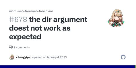 The Dir Argument Doest Not Work As Expected · Issue 678 · Nvim Neo Treeneo Treenvim · Github