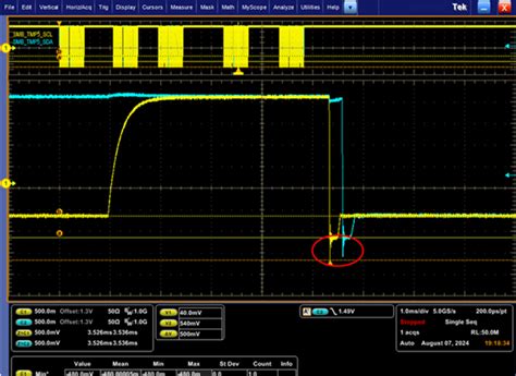 Tmp275 Tmp275 Sdascl Under Shoot Spec Sensors Forum Sensors Ti E2e Support Forums