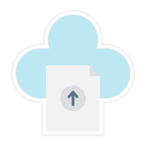 Premium Vector Upload File Flat Illustration
