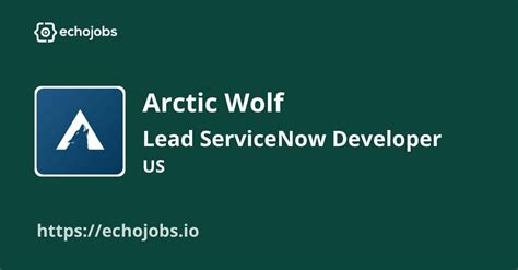 Arctic Wolf Is Hiring Lead Servicenow Developer Us Unity Rcodingjobs