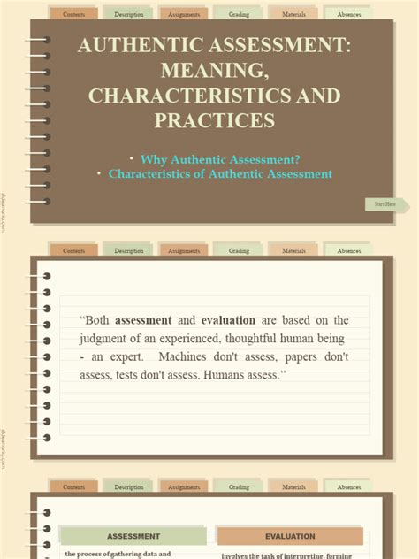 Authentic Assessment Pdf Educational Assessment Cognition