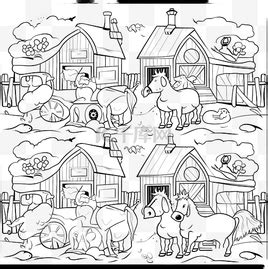 黑白找不同图片 黑白找不同素材 黑白找不同模板图片下载 千库网