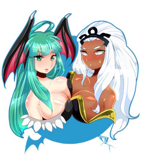 Yukimimi Morrigan Aensland Storm X Men Capcom Darkstalkers