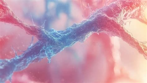 An Image Showcasing A Microscopic Abstract View Of Neural Network Cells With Orange Nodes And