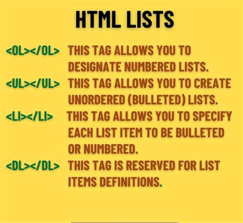 Pin On Html Cheat Sheet Html Cheat Sheet Cheat Sheets Bulleted List