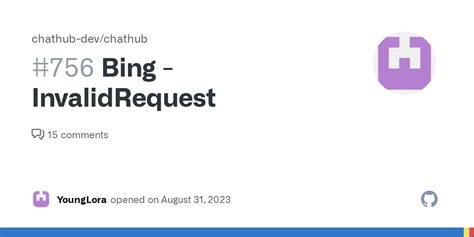 Bing Invalidrequest · Issue 756 · Chathub Devchathub · Github