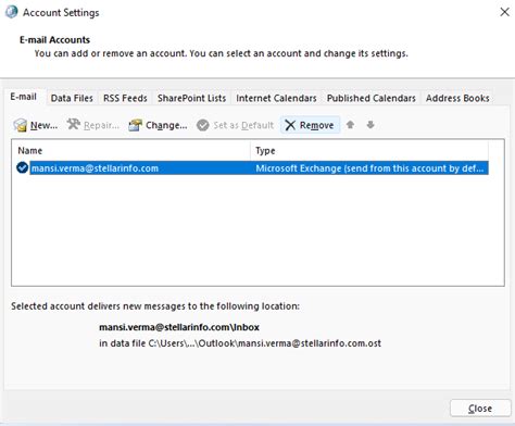 How To Remove An Email Account From Microsoft Outlook Coruzant Technologies