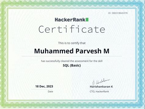 Boosted My Sql Skills With Postgresql Muhammed Parvesh M Posted On