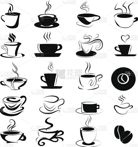 图标的咖啡杯素材 花瓣网