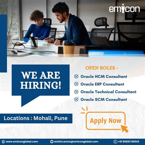 Emicon Advisory Services Llp On Linkedin Emicon Oracleconsultant Hiringprofessionals