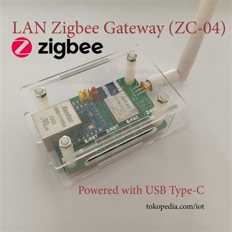 Jual Lan Zigbee Gateway Coordinator Cc2652p Usb C Powered Zigbee2mqtt Zha Jakarta Barat Iot
