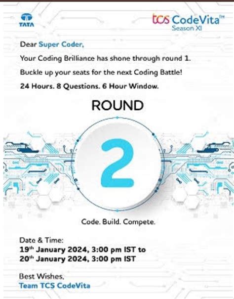 Beshrinithy On Linkedin Tcscodevita Codingjourney Excitedforround2