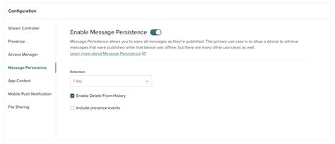 Required Configuration Pubnub Docs