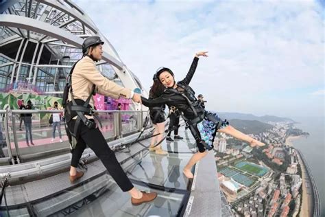 云上厦门 厦门双子塔58玻璃栈道 云上厦门观光厅 第14页 大山谷图库