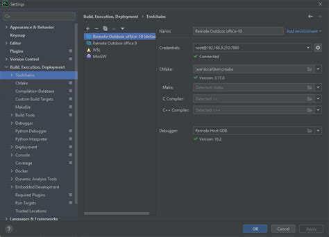 clion don t recognize cpp std with remote toolchain ides support