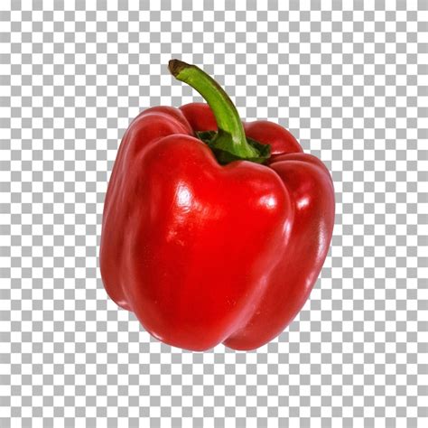 Premium Psd Sweet Red Pepper Isolated Suitable For Design Asset