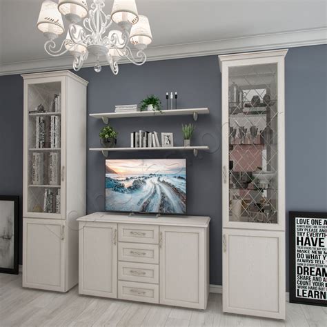 Модульная стенка Дуб седан купить в интернет магазине Волхова Цена 4 Ножки ру