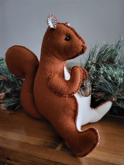 Stuffed Squirrel Pattern Squirrel Pattern Etsy